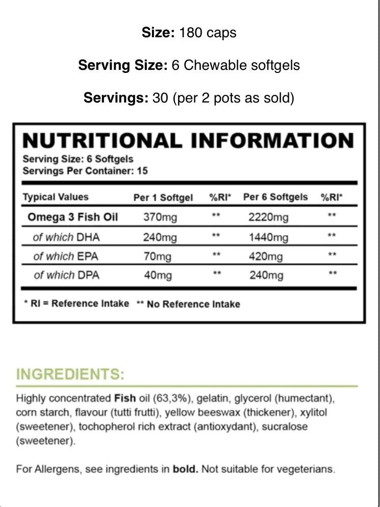 Supplement Needs - Omega 3